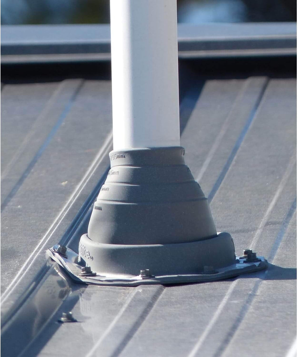 Metal Roofing Pipe Flashing Boots – Www.MetalRoofingScrews.com