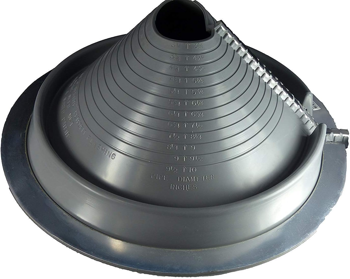 Dektite Flexible Roofing Pipe Flashing Retrofit Split Zipper Boots