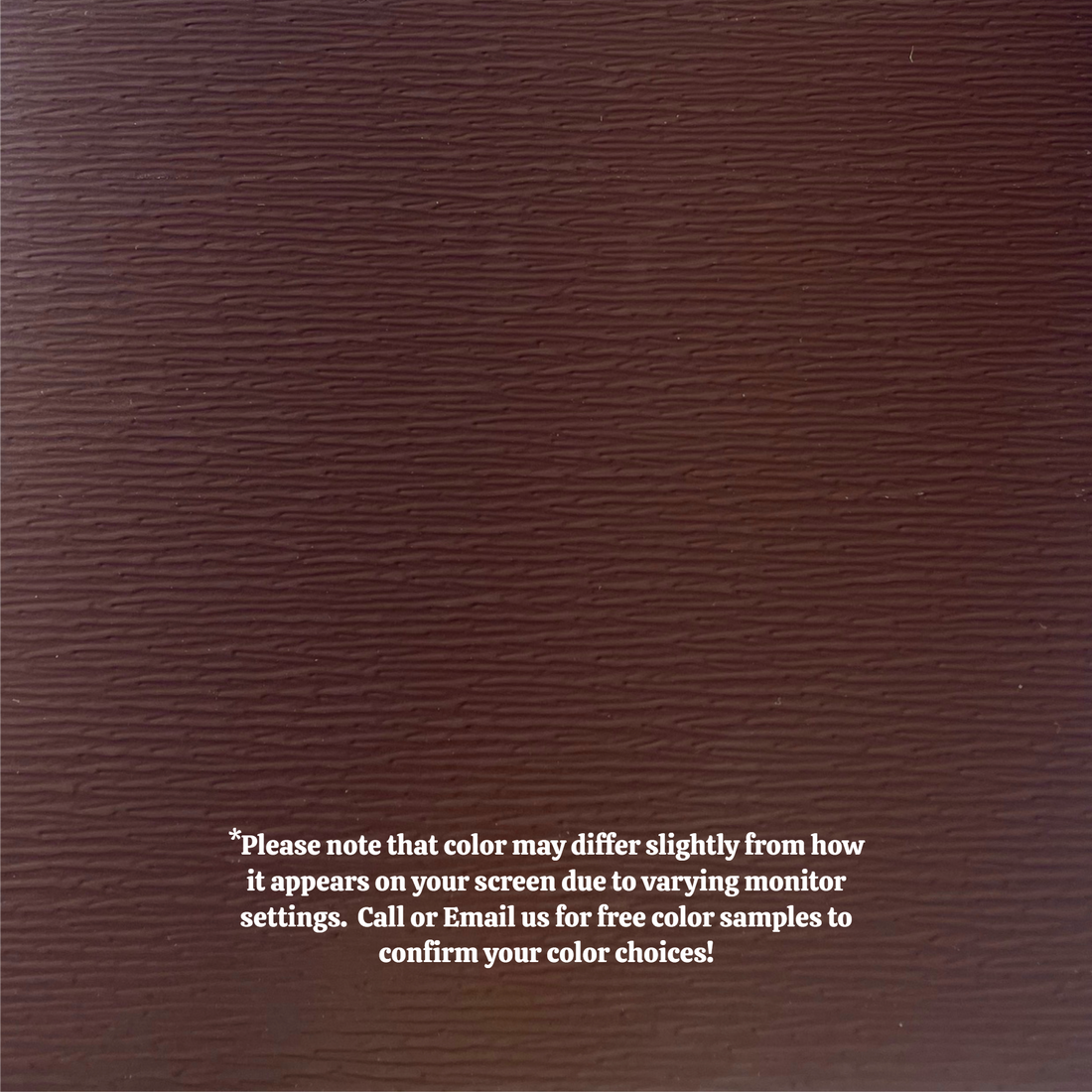 Woodgrain Finish Aluminum Trim Coil - Musket Brown